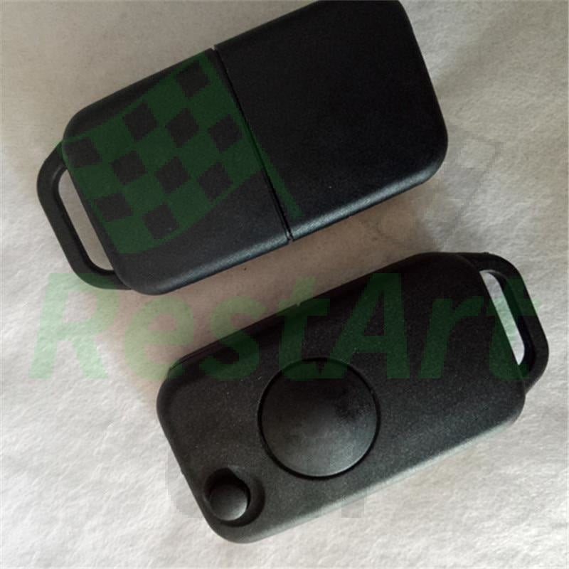 Uncut Flip Remote Key Shell 1 Button For For Mercedes-Benz E220 w124 w ...